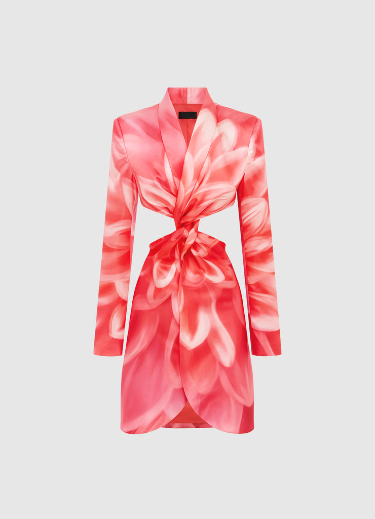 Eliza Cut Out Mini Dress - Prism Print – LEO LIN