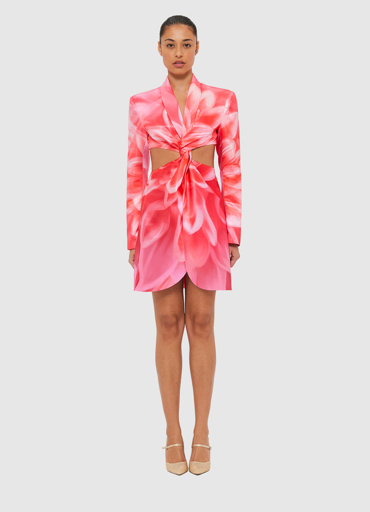 Eliza Cut Out Mini Dress - Prism Print – LEO LIN