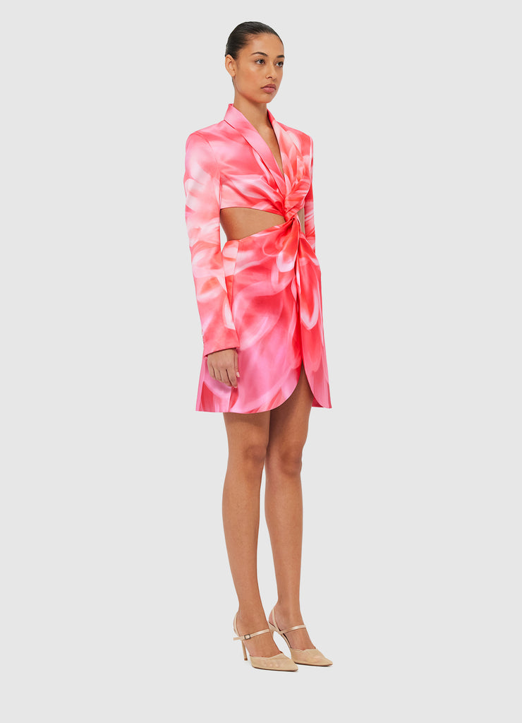 Eliza Cut Out Mini Dress - Prism Print – LEO LIN