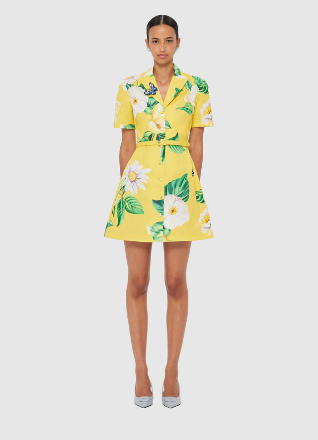 Brigitte Mini Dress - Joie Print in Sunshine – LEO LIN