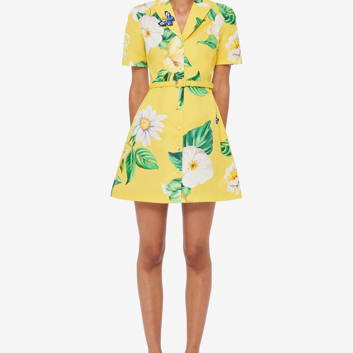 Brigitte Mini Dress - Joie Print in Sunshine – LEO LIN