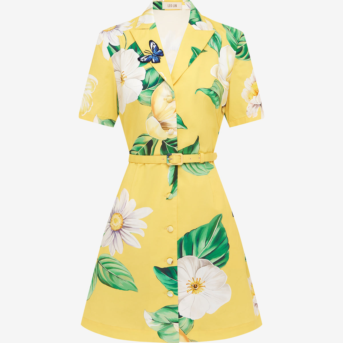Brigitte Mini Dress - Joie Print in Sunshine – LEO LIN