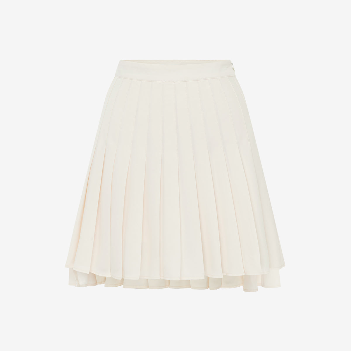 Willa Pleated Mini Skirt - Vanilla – LEO LIN