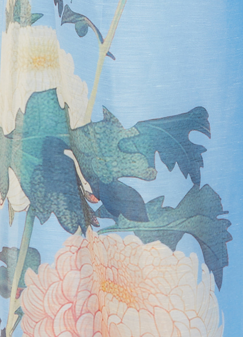 Luisa Pants - Hydrangea Print in Cornflower Blue – LEO LIN