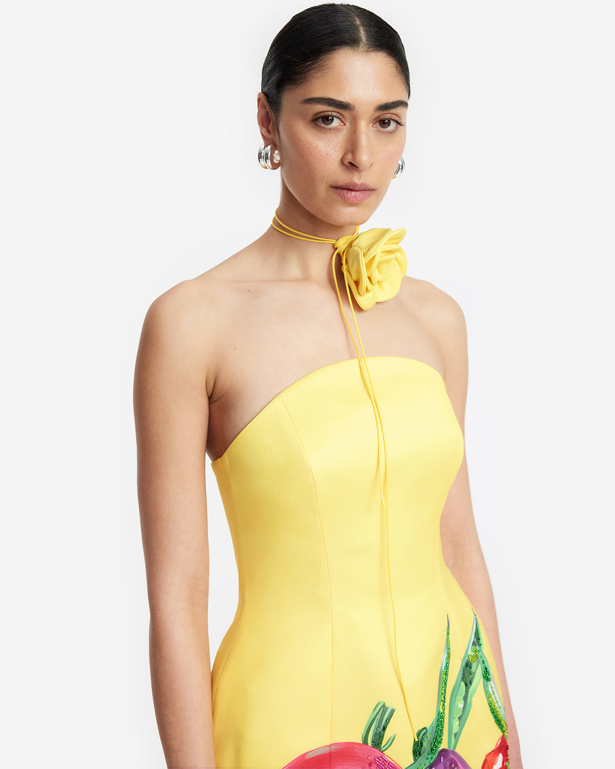 Zaria Bustier Mini Dress - Harvest Print – LEO LIN