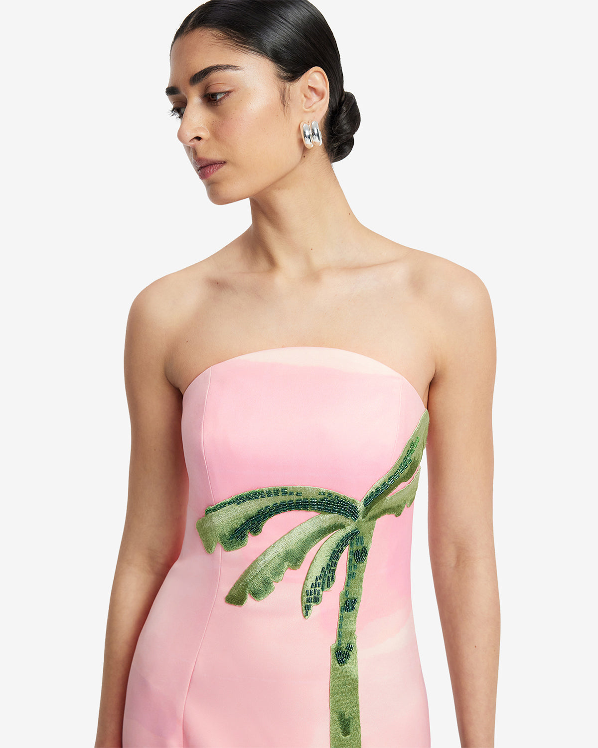 Ava Bustier Maxi Dress - Riviera Print – LEO LIN